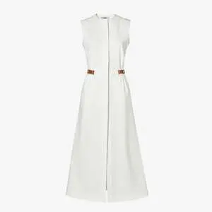Fendi Dress White Linen Dress